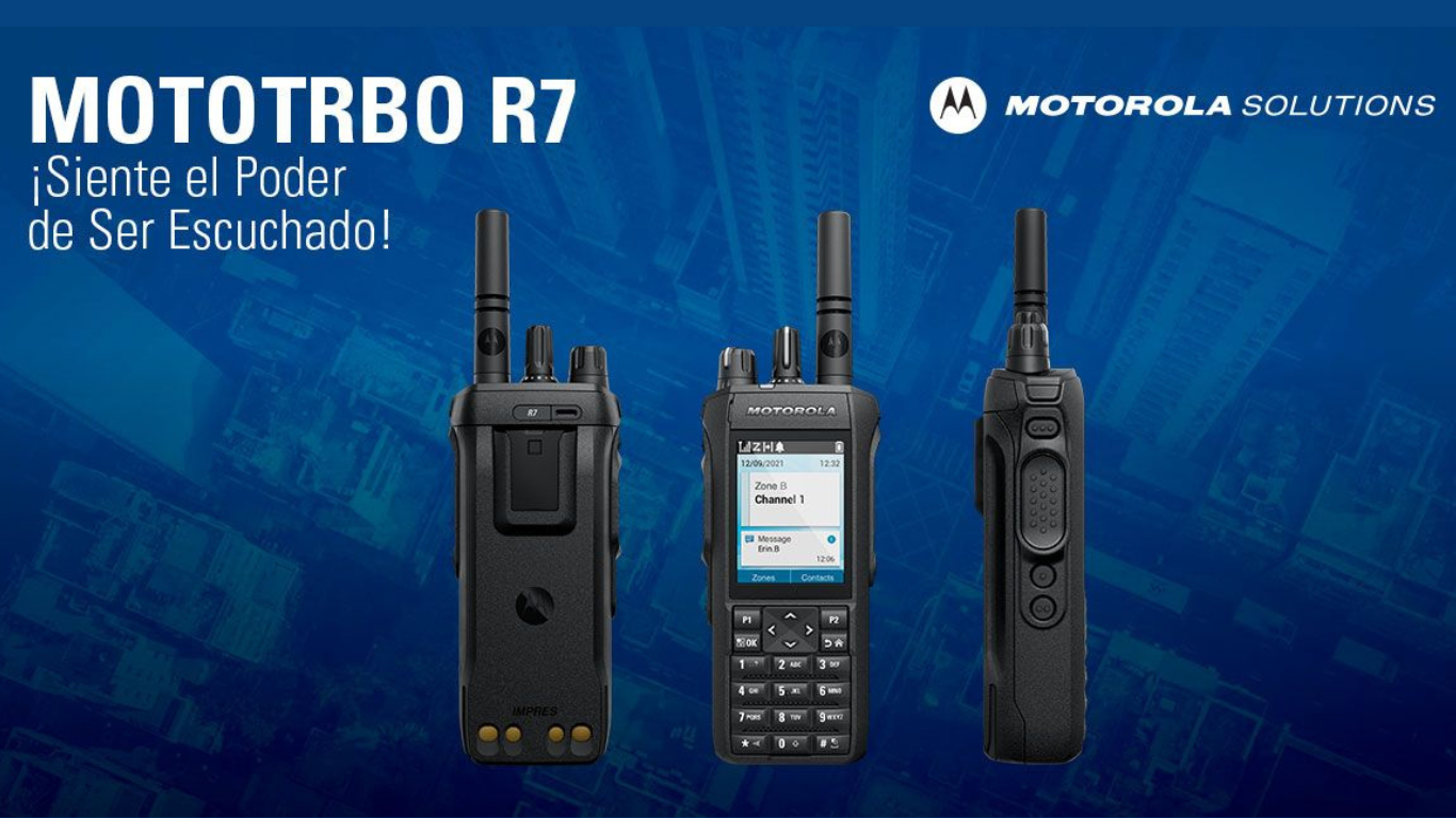 Radio Mototrbo R7 de Motorola llegó a Venezuela - BLOG